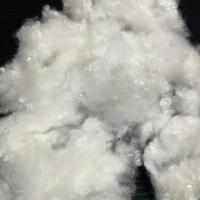 China 2.8D*32MM PBT PET Composite Staple Fiber, Latent Crimp High Elastic Fiber for Knitting Apparel  Excellent Spinnability filling Fiber for sale