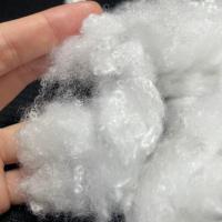 China 2.8D*32MM PBT PET Composite Staple Fiber, Latent Crimp High Elastic Fiber for Knitting Apparel  Excellent Spinnability filling Fiber for sale