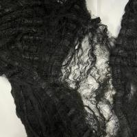 China Stable Tensile Fiber for Blended Yarn，black Polyester Tow 2D with Indefinite Length for sale