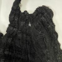China Stable Tensile Fiber for Blended Yarn，black Polyester Tow 2D with Indefinite Length for sale