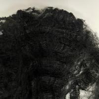 China Stable Tensile Fiber for Blended Yarn，black Polyester Tow 2D with Indefinite Length for sale