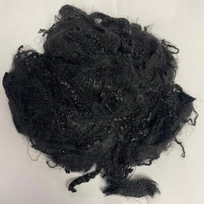 China 1.5D×51MM Pre-Oxidized  Staple Fiber, Inherent FR No Melt Drip High Temp Resistant Thermal Insulation Resistant Electrical Insulation Fiber for sale