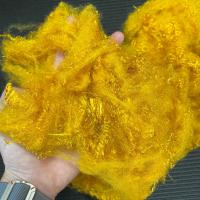 China High Performance PI Staple Fiber 2D*51MM, Chemical Resistant Radiation Proof Electrical Insulation Textile Raw Material for sale