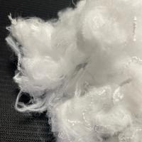 China PLA bicomponent fiber 2D*38MM，Plant-Based Biodegradable Adhesive-Free Hot Air Bonding Fiber Industrial Compostable Hygiene Grade Nonwoven Raw Material for sale