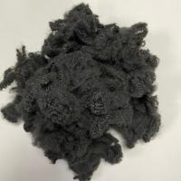 China Bamboo charcoal hollow fiber 6.67D*60MM，High Resilience Anti-Bacterial Home Textile Filling Fiber，Care Pillow & Mattress Filling Fiber for sale