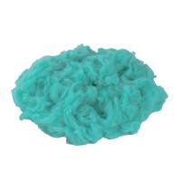 China Pre-Colored Green ES EP Composite Staple Fiber 3D*51MM, Adhesive-Free Thermal Bonding Hygiene & Packaging Fiber for sale