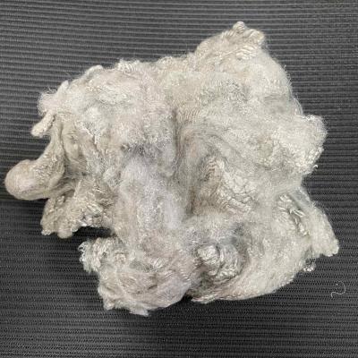 China 4D*51MM Grey 4080 Low Melting Bicomponent Fiber  Thermal Bonding Grey ES Fiber for Nonwoven, Filter & Hard Wadding for sale