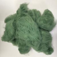 China High quality virgin green flame retardant polyester fiber, can be used for yarn, fire retardant filling material for sale