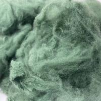 China High quality virgin green flame retardant polyester fiber, can be used for yarn, fire retardant filling material for sale