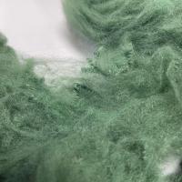 China High quality virgin green flame retardant polyester fiber, can be used for yarn, fire retardant filling material for sale