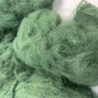China High quality virgin green flame retardant polyester fiber, can be used for yarn, fire retardant filling material for sale