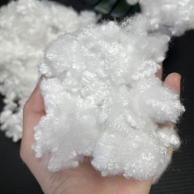 China High Bulk Hollow Silicon‑Free PET Staple Fiber 3D*32MM, Anti‑Clumping Filling Fiber for Plush Toy Pillow Inner Fill for sale
