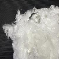 China Electrostatic Polyester Staple Fiber , Friction-Generated Static Charge Filter Fiber for Industrial Dust Collection Filtration for sale