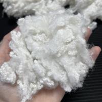 China Nanoscale white Bamboo Charcoal Modified Polyester Fiber, Durable Wash-Resistant Functional Fiber for Functional Textiles for sale