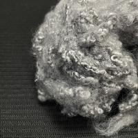 China 3D Hollow graphene fiber gray Far Infrared Thermal Antibacterial Filling Fiber for Bedding Outdoor for sale