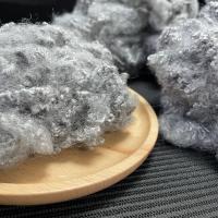 China 3D Hollow graphene fiber gray Far Infrared Thermal Antibacterial Filling Fiber for Bedding Outdoor for sale