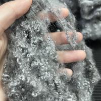 China 3D Hollow graphene fiber gray Far Infrared Thermal Antibacterial Filling Fiber for Bedding Outdoor for sale