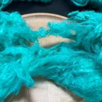 China Fruit Green Dope Dyed Viscose Staple Fiber, Soft Breathable Biodegradable Rayon for Apparel Spinning High Color Uniformity Spinning Fiber Knitted Fabric for sale