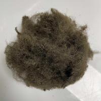 China Two-dimensional hard cotton brown black silicone-free fiber for Hard Cotton ，Filter Wadding & Industrial Filter for sale