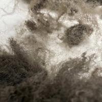 China Two-dimensional hard cotton brown black silicone-free fiber for Hard Cotton ，Filter Wadding & Industrial Filter for sale