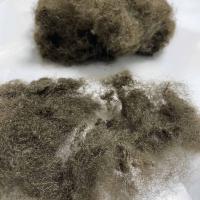 China Two-dimensional hard cotton brown black silicone-free fiber for Hard Cotton ，Filter Wadding & Industrial Filter for sale