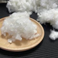 China 3D Recycled PET Composite Hollow Staple, with silicone oil Fluffy Resilient Fiber for Nonwoven Filter for sale