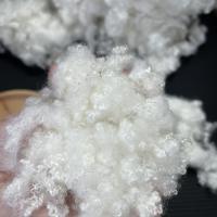 China 3D Recycled PET Composite Hollow Staple, with silicone oil Fluffy Resilient Fiber for Nonwoven Filter for sale