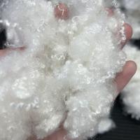 China 3D Recycled PET Composite Hollow Staple, with silicone oil Fluffy Resilient Fiber for Nonwoven Filter for sale