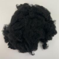 China High quality black polyester staple fiber,Uniform Fade-Resistant Fine Fiber , Suitable for yarn spinning, nonwovens and automotive interiors for sale