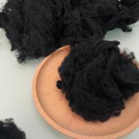 China High quality black polyester staple fiber,Uniform Fade-Resistant Fine Fiber , Suitable for yarn spinning, nonwovens and automotive interiors for sale