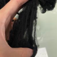 China High quality black polyester staple fiber,Uniform Fade-Resistant Fine Fiber , Suitable for yarn spinning, nonwovens and automotive interiors for sale