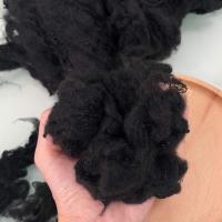 China High quality black polyester staple fiber,Uniform Fade-Resistant Fine Fiber , Suitable for yarn spinning, nonwovens and automotive interiors for sale