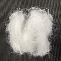 China high quality 13D White Imitation wool fiber white straight silk  Fiber, Stiff Lustrous Long Pile for Artificial Fur & Plush Fabric for sale