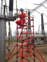 China High Safety Light Weight Insulation Scaffolding / Customized Length Fiberglass Insulation Scaffold for sale