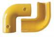 China Pultrusion FRP Epoxy Fiberglass Tube Fiberglass Connection Elbow For High Voltage for sale