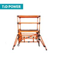 China Customized Safety Insulated Scaffolding / Insulation Fiberglass Scaffolding for sale