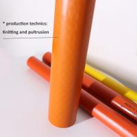 China Foam Filled Glass Fiber Tube For Hot Line Tools / Epoxy Fiberglass Insulation Pipe for sale