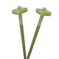 China Light Weight Fiberglass Threaded Rod Epoxy Resin Fiberglass Rod For High Voltage for sale