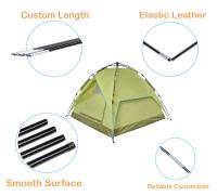 China Polyester Epoxy Resin Fiberglass Rod Polyester Fiber Tent Pole for sale