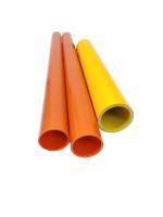China Hot Line Tools  Knitting and Pultrusion Epoxy Fiberglass Pipe / Epoxy Fiberglass Tube for sale