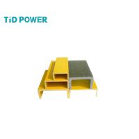 China Insulation Class Fiberglass Pultrusion Profile FRP Pultruded Sections Abrasion Resistance for sale