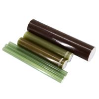 China Dimensions 4mm-130mm Fiberglass Epoxy Resin Rod Brown Insulator Fittings Rod for sale