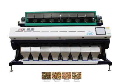 China RC8 Nuts Color Sorter Machine 5400Pixel CCD 4-23 T/H High Accuracy for sale