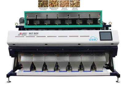 China 7 Chute RGB Camera Peanut Color Sorter Machine 1350KG With Fast Detection for sale