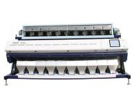 China Intelligent Control Corn Color Sorter 360 Degree Cyclone Suction White Color for sale