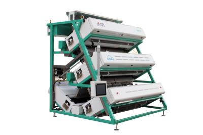 China T4V2-6 Tea CCD Color Sorter Machine 800 KGS/H Capacity 220V 50Hz Low Carryover Low Air Consumption for sale