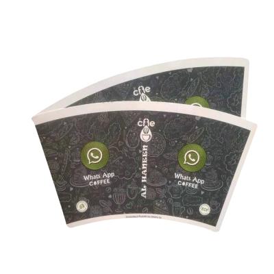 China Custom Printed Paper Cups 2oz-22oz with PE Coating 150-320gsm Food Grade Material for Beverage Service for sale