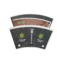 China Custom Printed Paper Cups 2oz-22oz with PE Coating 150-320gsm Food Grade Material for Beverage Service for sale