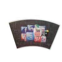 China Custom Printed Paper Cups 2oz-22oz with PE Coating 150-320gsm Food Grade Material for Beverage Service for sale