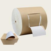 China PE Coated Kraft Paper Roll 190-340gsm for Paper Cup Manufacturing with 3-6 Inch Core for sale